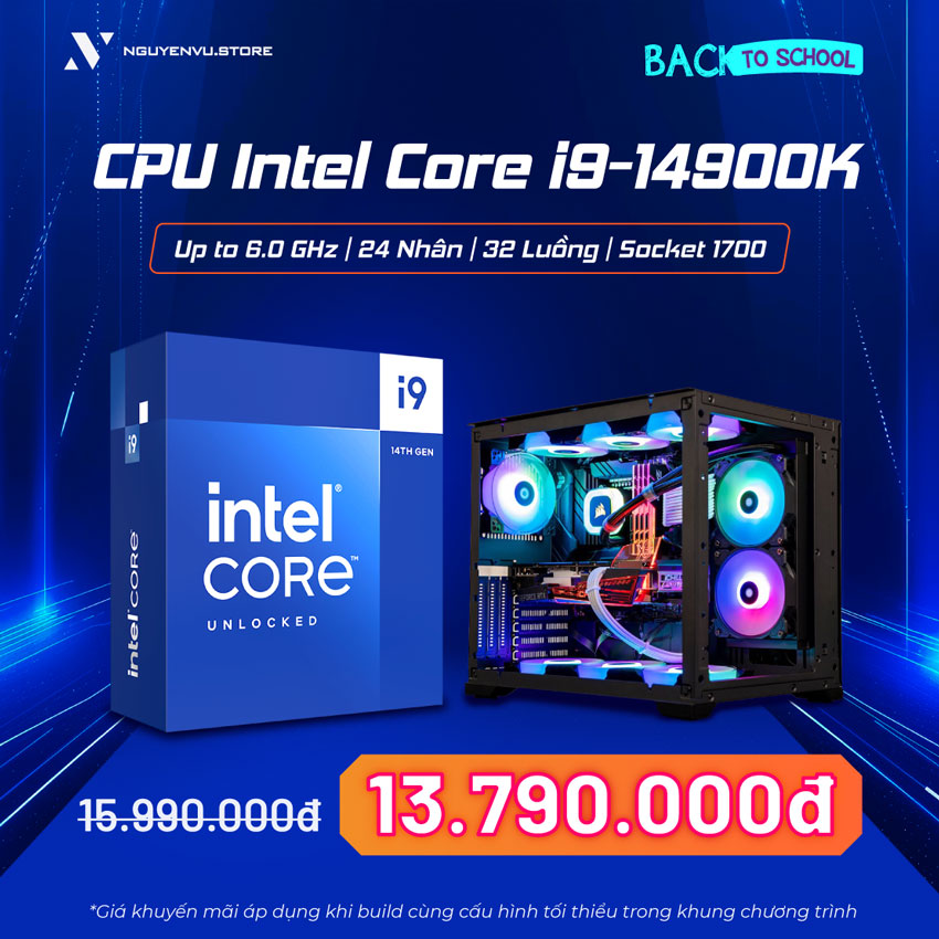 CPU Intel Core I9 14900K | Giá Tốt Tháng Chín 2024