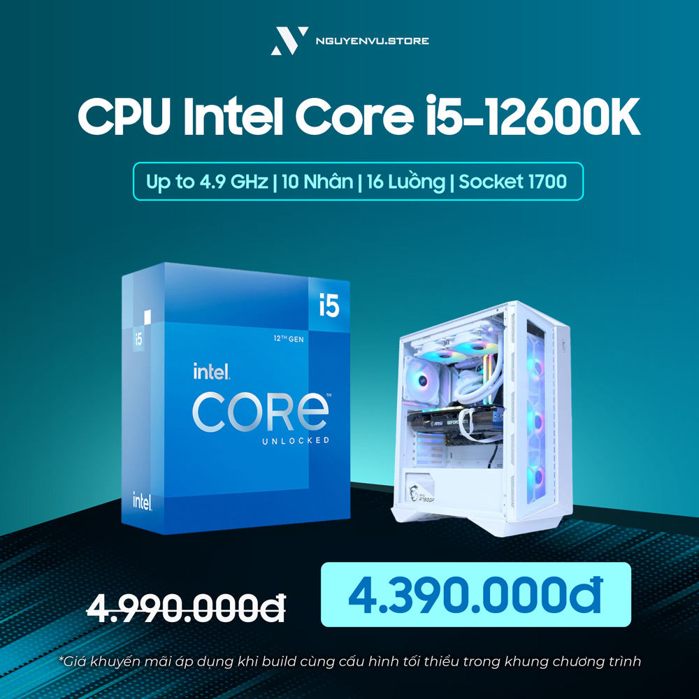 CPU Intel Core I5-12600K (Up To 4.9 GHz | 10 Nhân | 16 Luồng | Socket ...
