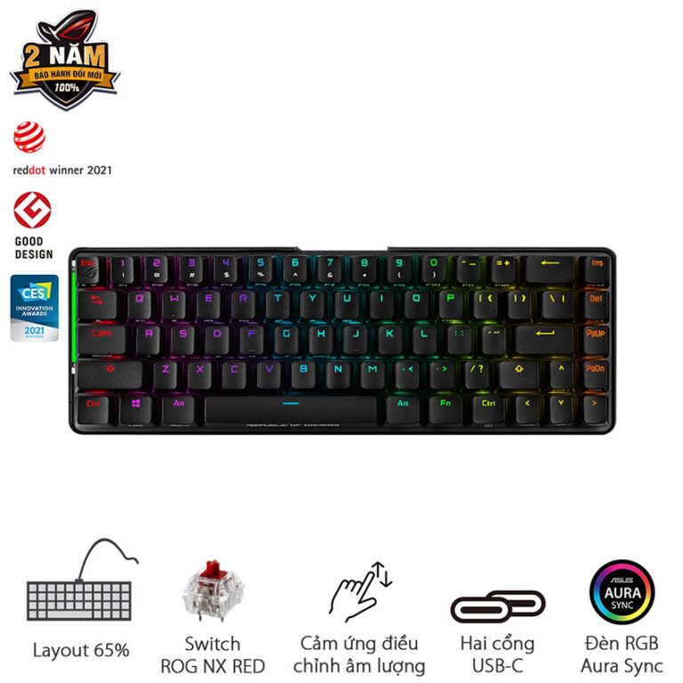 Bàn Phím Asus Rog Falchion RGB NX Switch 01 | Nguyễn Vũ