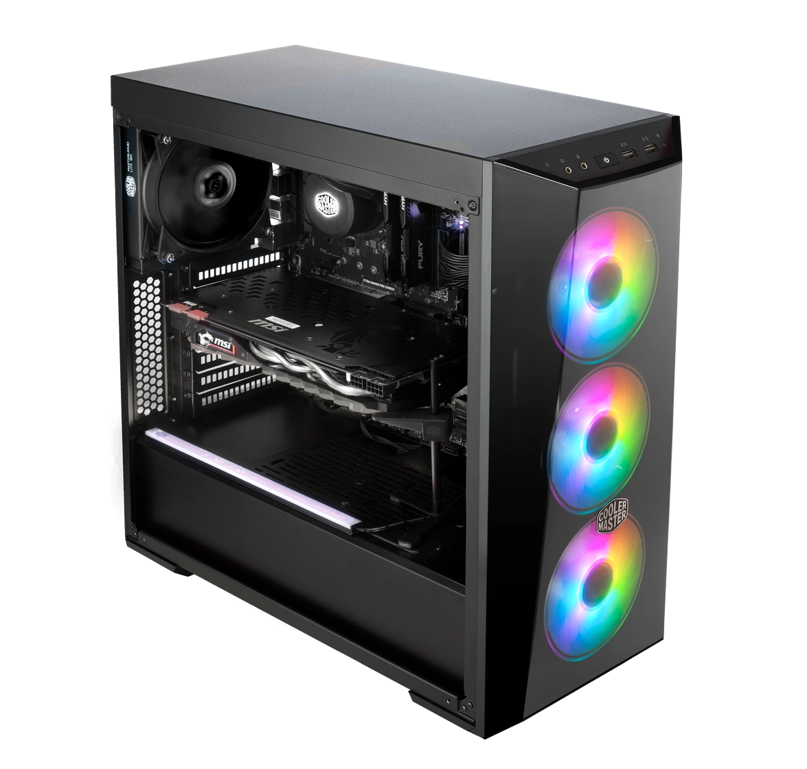 Vỏ Case CoolerMaster MASTERBOX Lite 5 ARGB | Chính Hãng