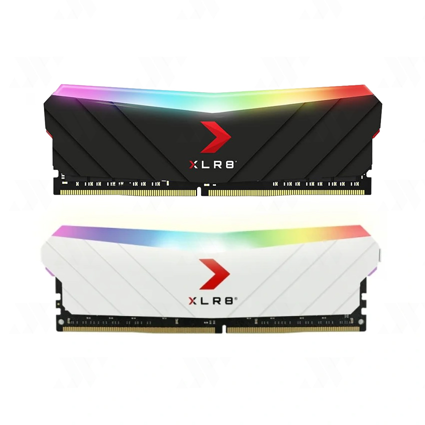 Ram PNY XLR8 Gaming 8/16GB DDR4 3200MHz (White/ Black)