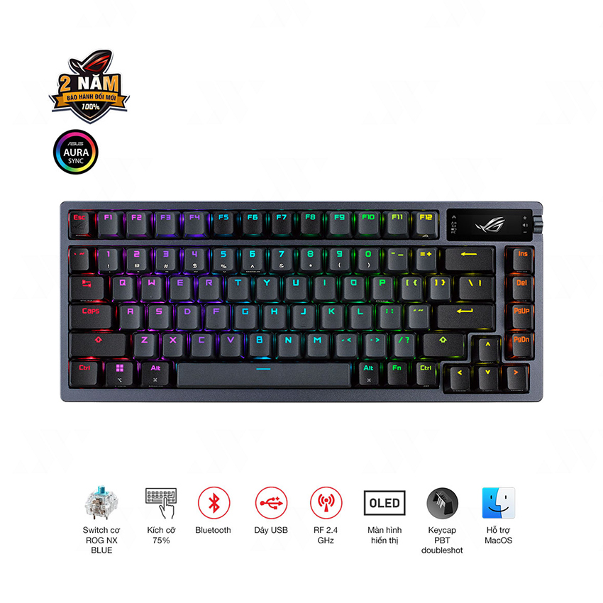 Bàn Phím Cơ ASUS ROG Azoth RGB Chính Hãng Giá Rẻ