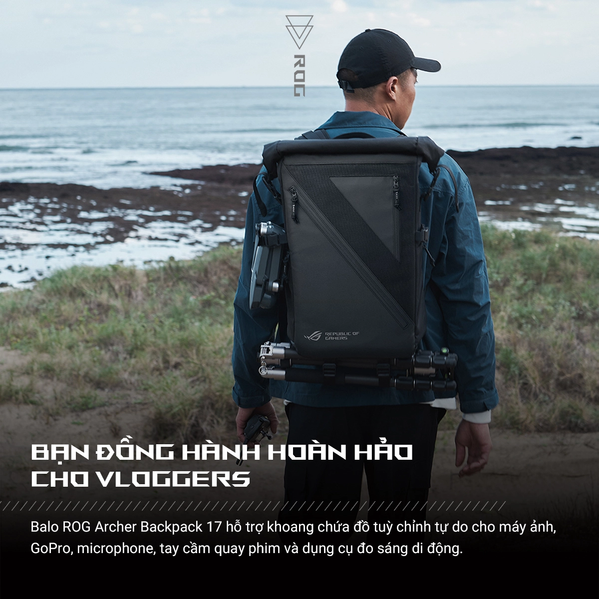 Balo ASUS ROG Archer Backpack 17 (BP2702) Chính Hãng