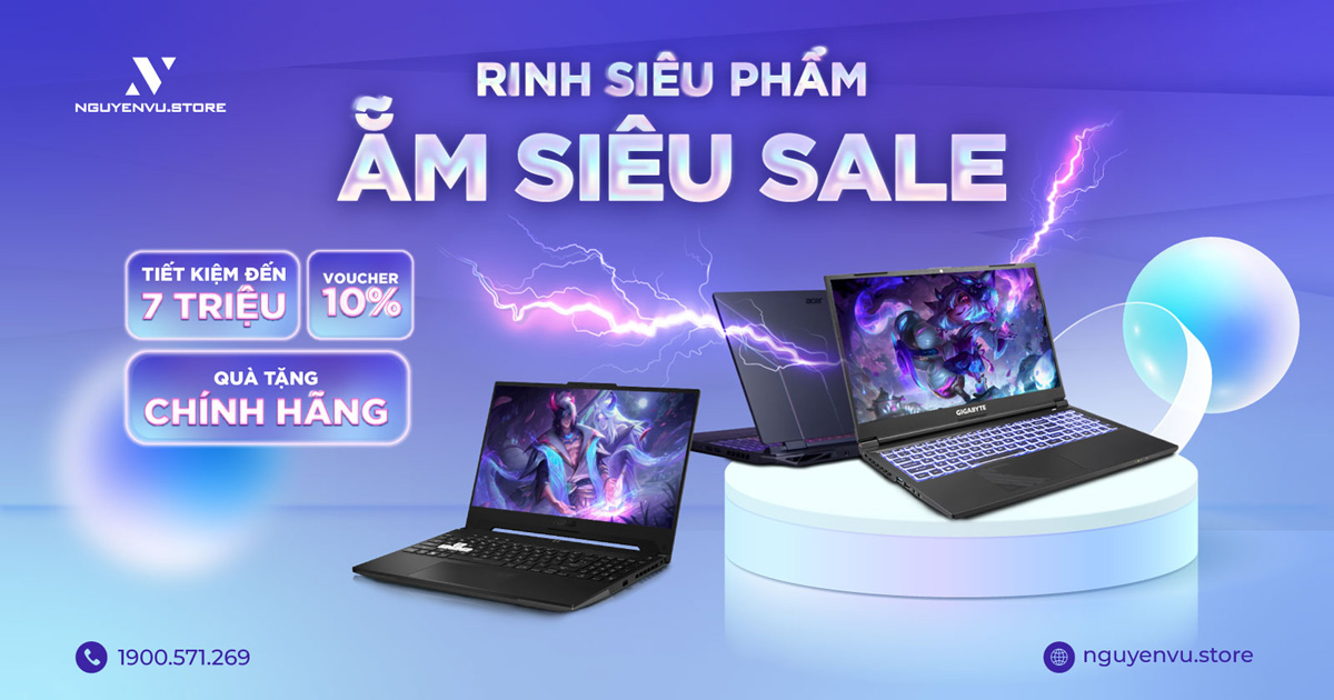 Laptop Máy Tính Xách Tay Chính Hãng Giá Rẻ | Nguyễn Vũ Store