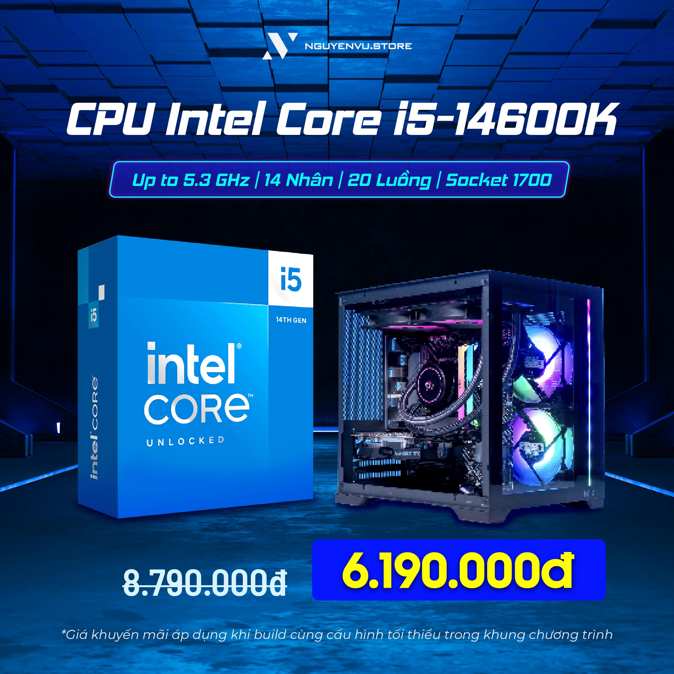 CPU Intel Core I5 14600K | Giá Tốt Tháng Ba 2024