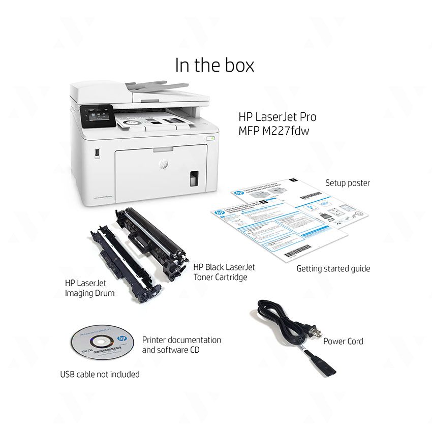Máy In HP LaserJet MFP M227FDW (G3Q75A) Chính Hãng