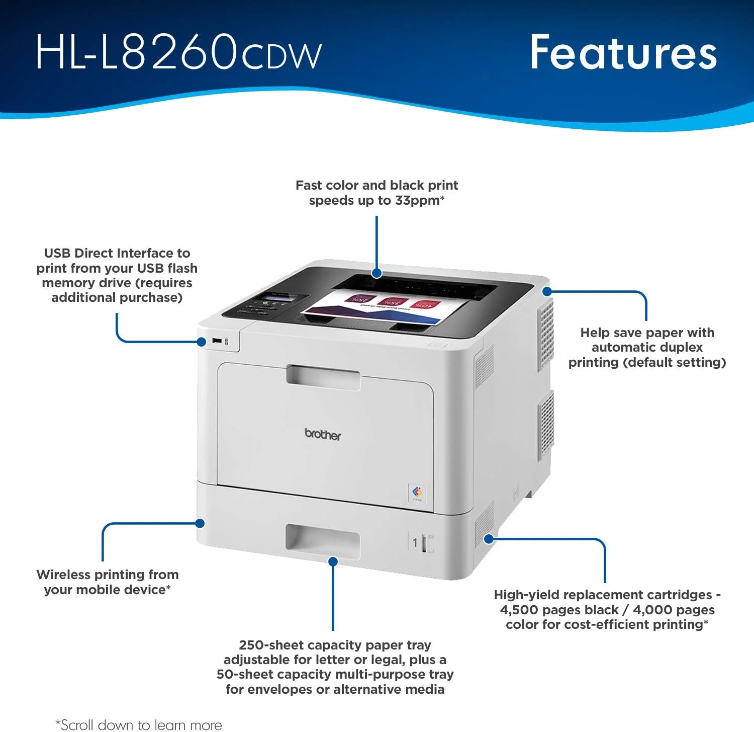 Máy In Laser Màu Brother HL-L8260CDW Chính Hãng Giá Rẻ