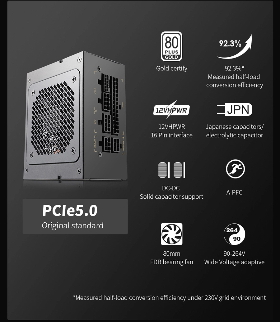 Nguồn Máy Tính Segotep KL-M750G 750W PCIe 5.0 - 80 Plus Gold Chính Hãng ...