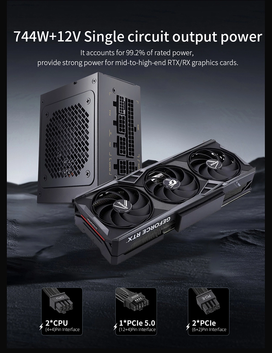 Nguồn Máy Tính Segotep KL-M750G 750W PCIe 5.0 - 80 Plus Gold Chính Hãng ...