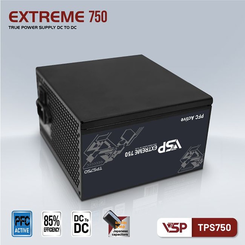 Nguồn Máy Tính VSP Extreme TPS750 750W | Chính Hãng